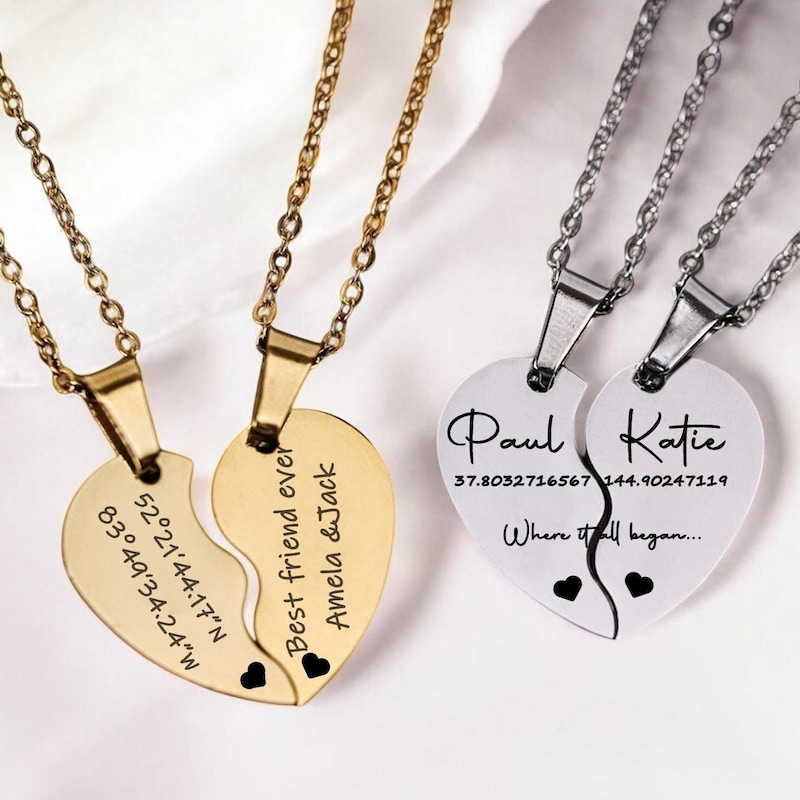 Heart Shape Necklace - Etsy