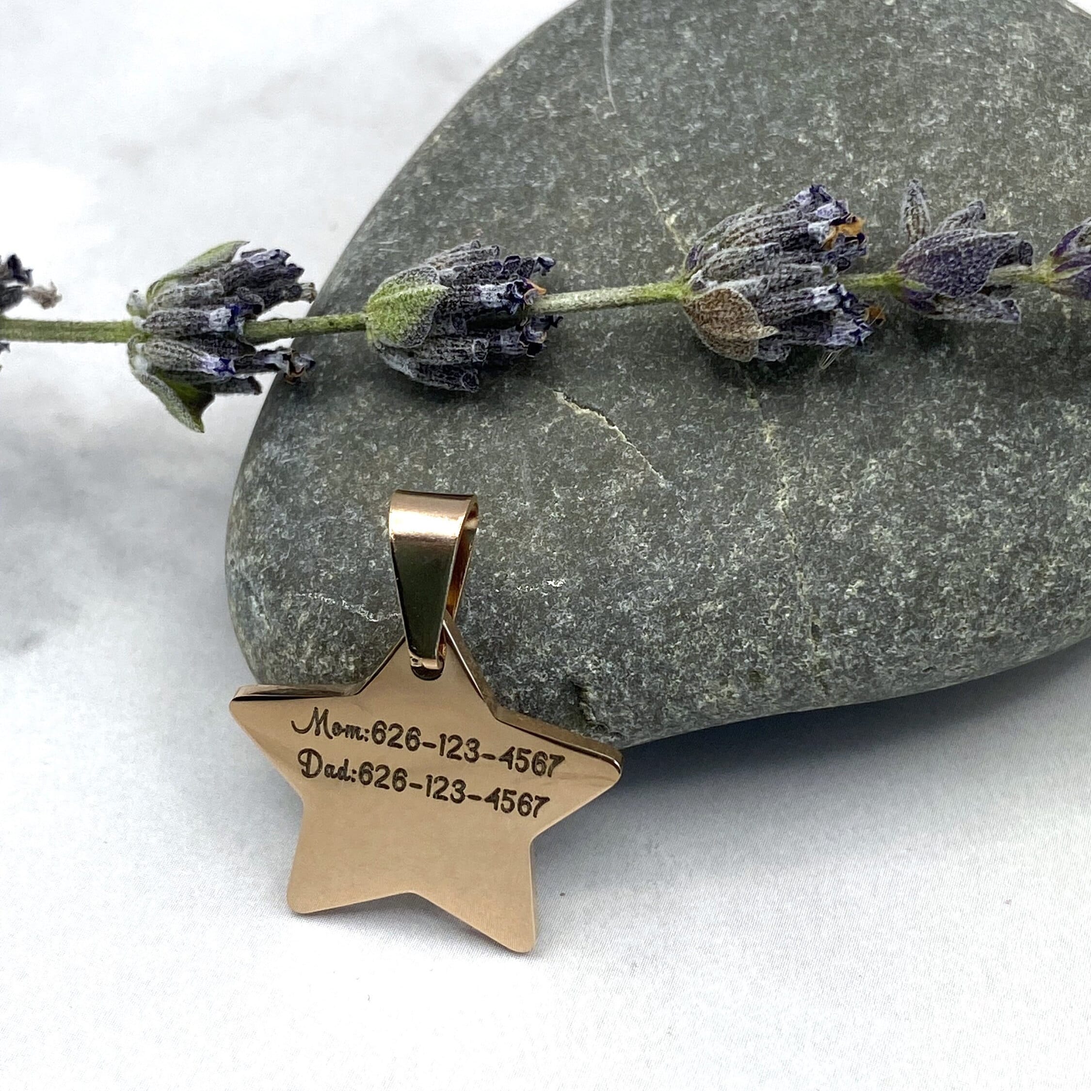 Star Cat Tag-star Dog Tag-star Pet Tag-tags Personalized-pet - Etsy