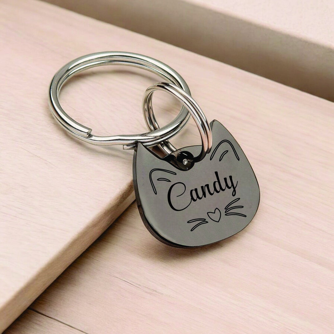 Stainless Steel Cat Tag-cat Name Tag Personalized Cat Tag-pet Cat Tag ...