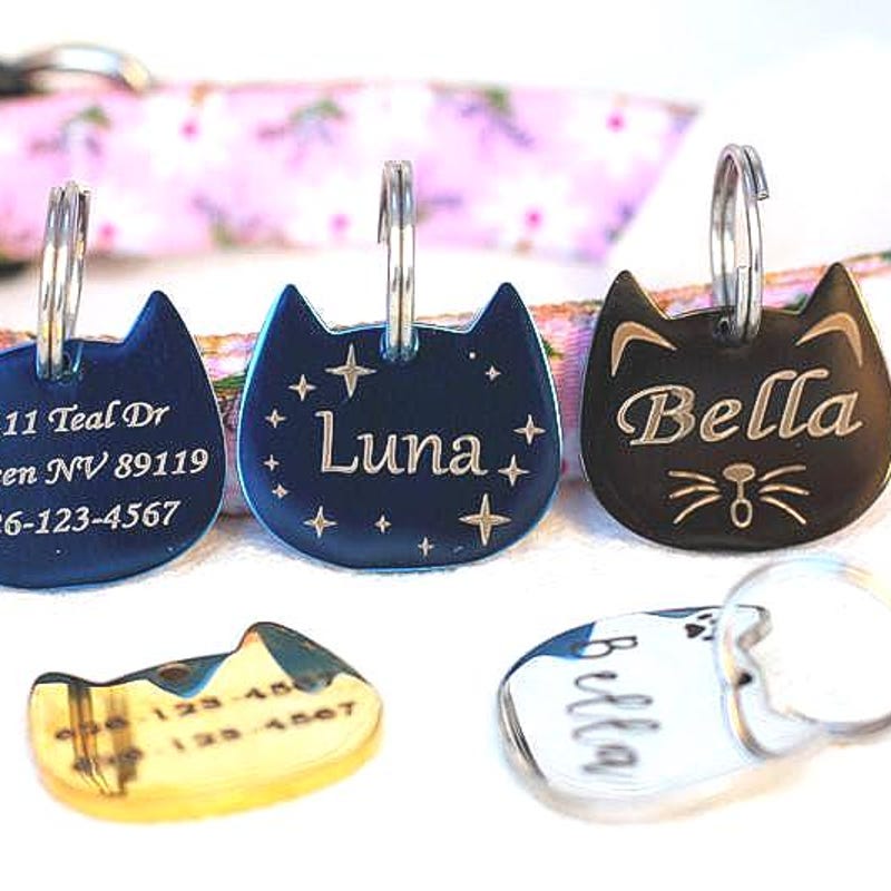 Tiny Dog Collar and Name - Etsy