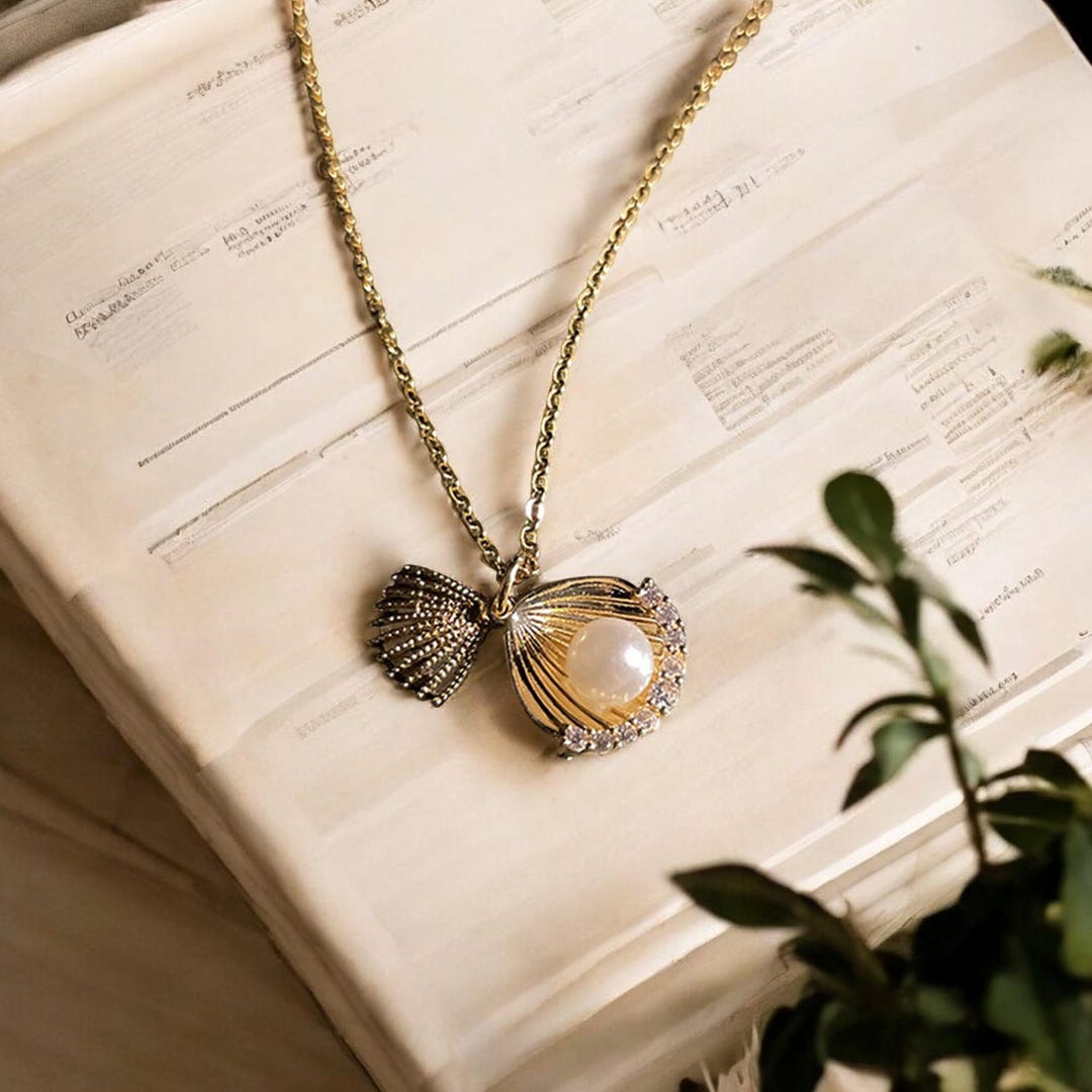 Shell Necklace，seashell Necklace，pearl Necklace，seashell Jewelry，shell ...
