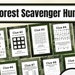 Summer Forest Scavenger Hunt With Clues and Ciphers - STEM Printable ...
