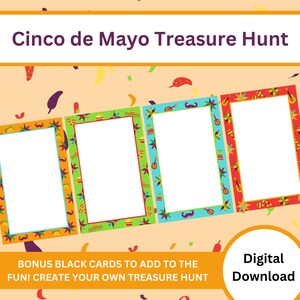 Cinco De Mayo Treasure Hunt for Older Kids - Cinco De Mayo Scavenger ...