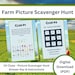 Farm Picture Scavenger Hunt With Clues and Ciphers - STEM Printable ...