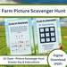 Farm Picture Scavenger Hunt With Clues and Ciphers - STEM Printable ...