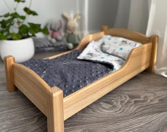 1:6 Scale Bunk Bed for 12 Inch Doll Size Dollhouse Bedroom Furniture - Etsy