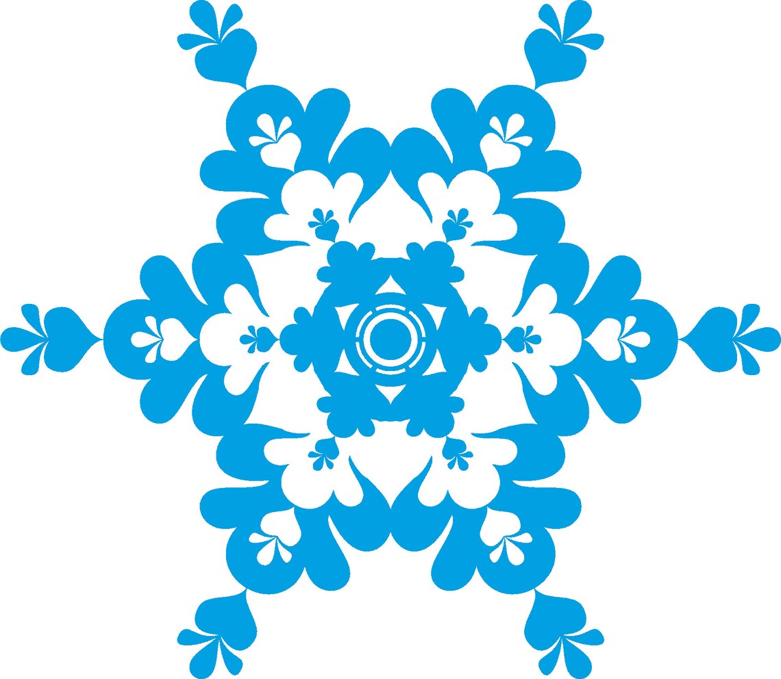 Snowflake SVG Bundle, Winter Snowflake Clipart, Christmas Cut Files for ...