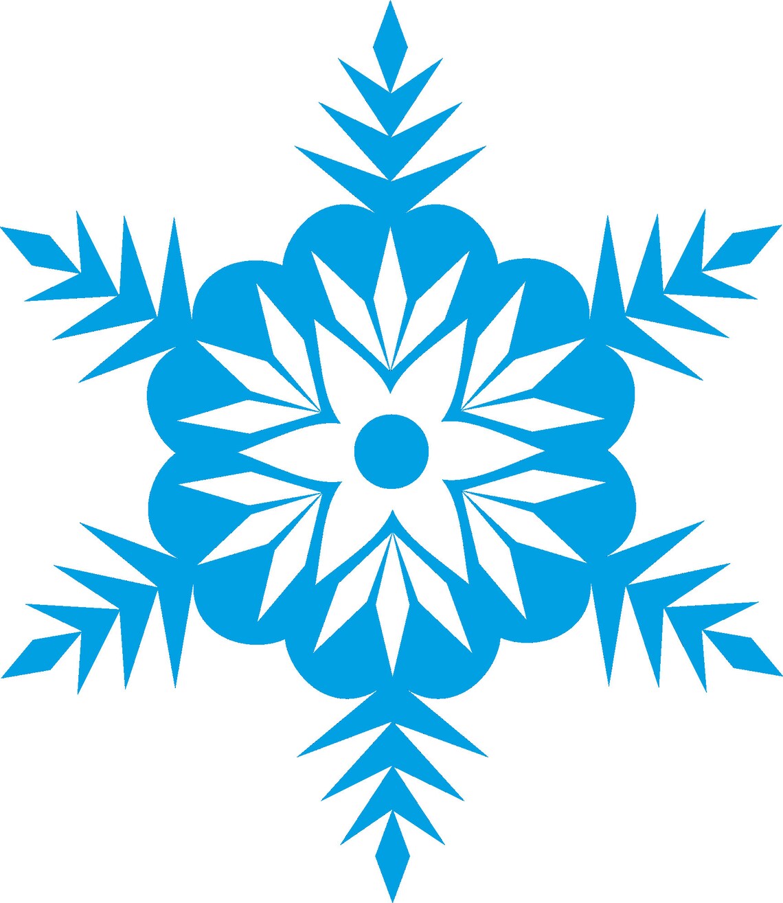 Snowflake SVG Bundle, Winter Snowflake Clipart, Christmas Cut Files for ...