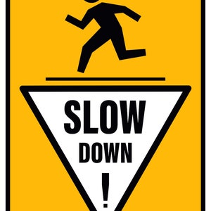 Slow Down Road Signs SVG Bundle | 8 Traffic Sign Vectors | Craft & DIY ...