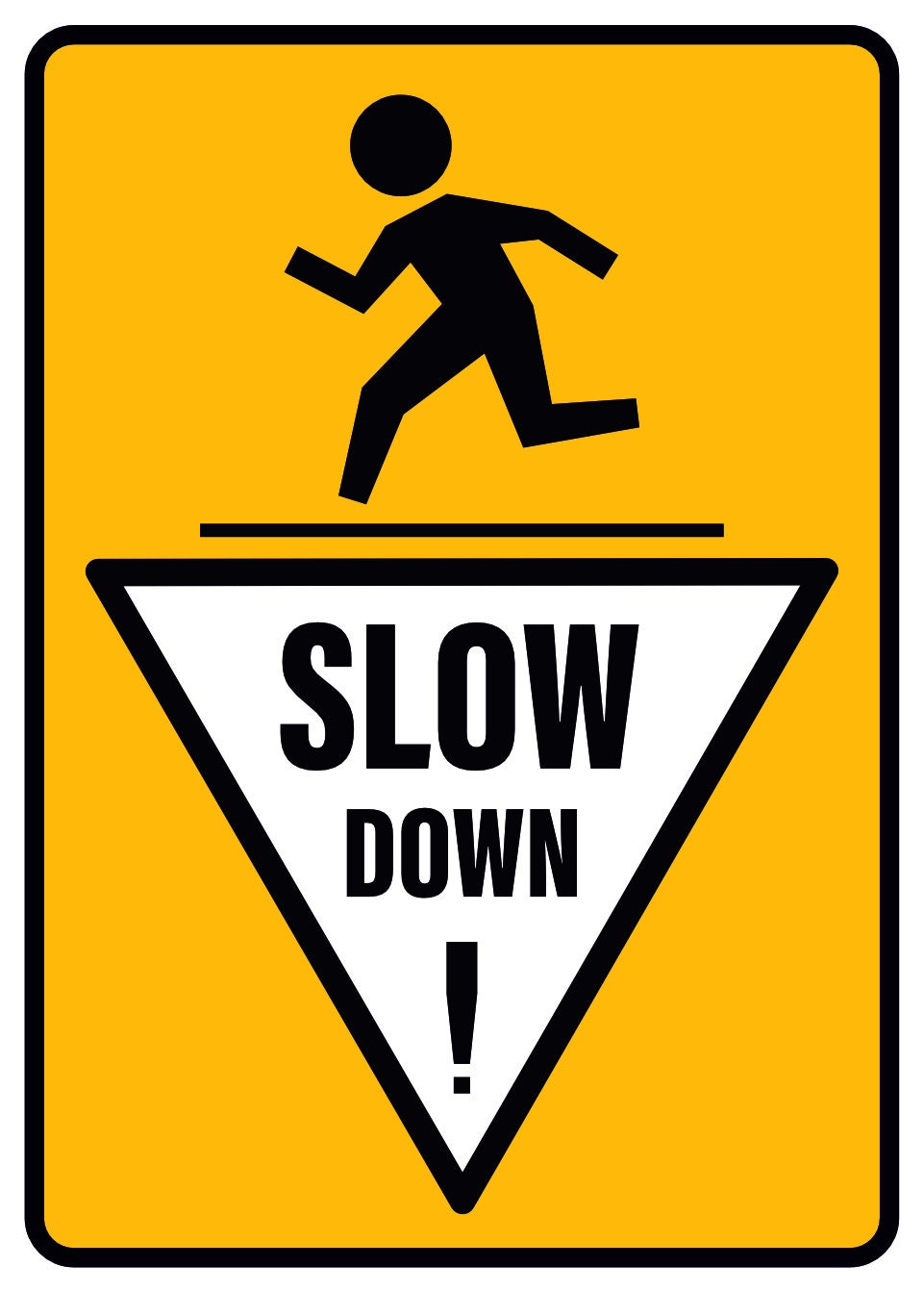 Slow Down Road Signs SVG Bundle 8 Traffic Sign Vectors Craft & DIY ...