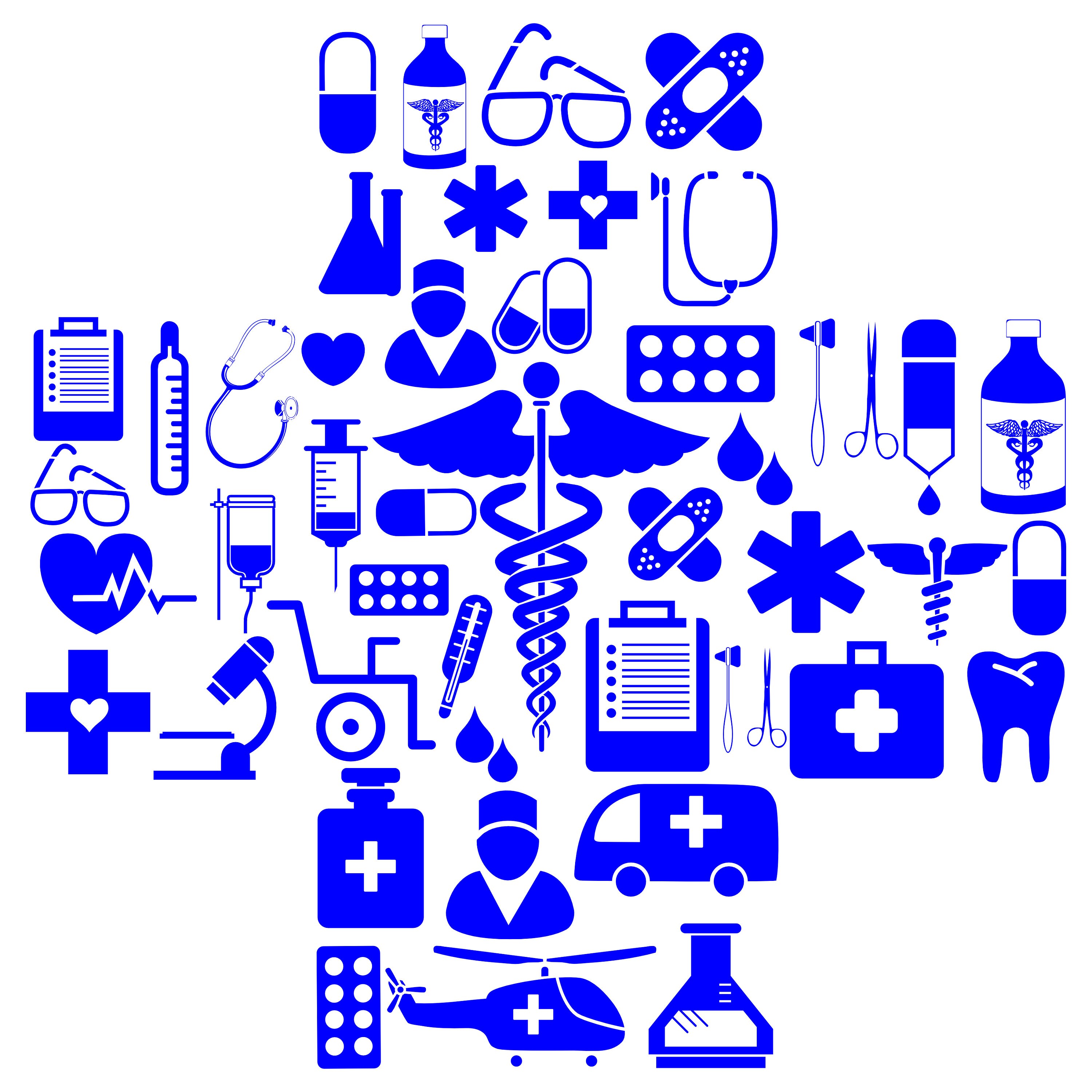 Medical SVG Clip Art Bundle Pack, SVG PNG Pdf Cdr, Instant Digital ...