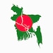 Bangladesh Map Flag SVG | Vector Graphic | Patriotic Design | Cricut ...