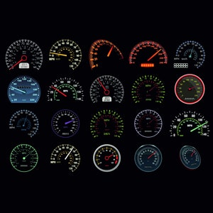 Car Speedometer SVG Bundle: Racing Gauge Cut Files (digital Download ...