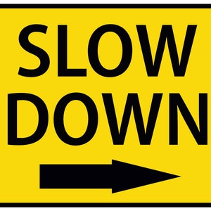 Slow Down Road Signs SVG Bundle | 8 Traffic Sign Vectors | Craft & DIY ...