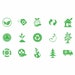Green Ecology Icons | Environmental SVG PNG PDF | Eco-friendly Symbols ...