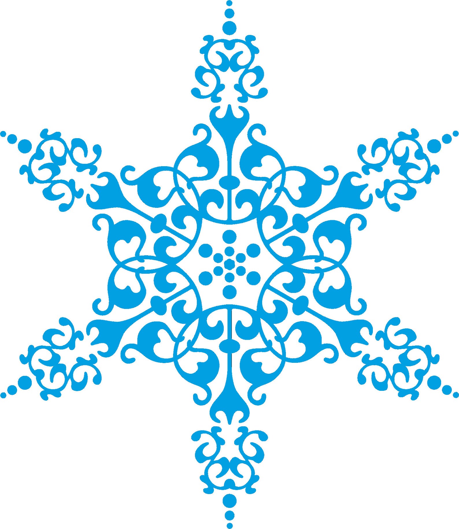 Snowflake SVG Bundle, Winter Snowflake Clipart, Christmas Cut Files for ...