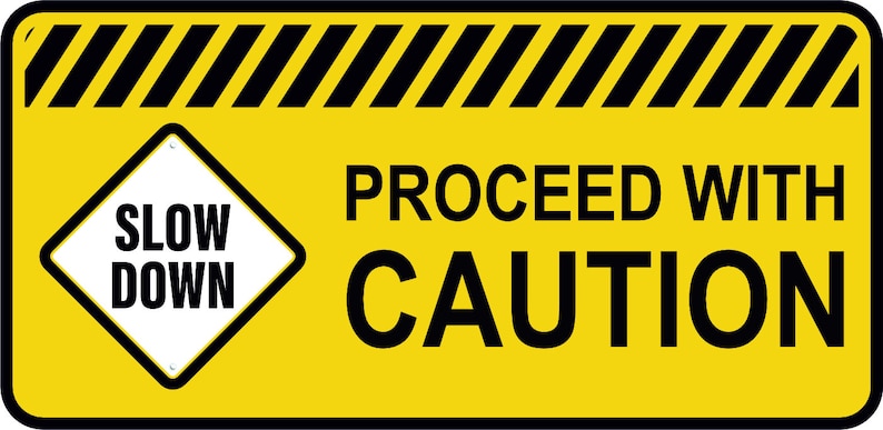 Slow Down Road Signs SVG Vector Files. Set of 8 Traffic Signage for ...