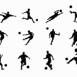 Soccer SVG Bundle, Soccer SVG Cut Files for Cricut Silhouette, Football ...