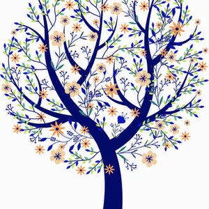 Tree SVG Bundle: 9 Colorful Tree of Life Designs (digital Download) - Etsy