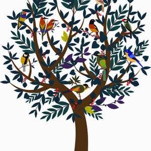 Tree SVG Bundle: 9 Colorful Tree of Life Designs (digital Download) - Etsy