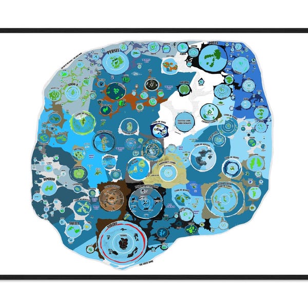 World Map Flat Earth - Etsy