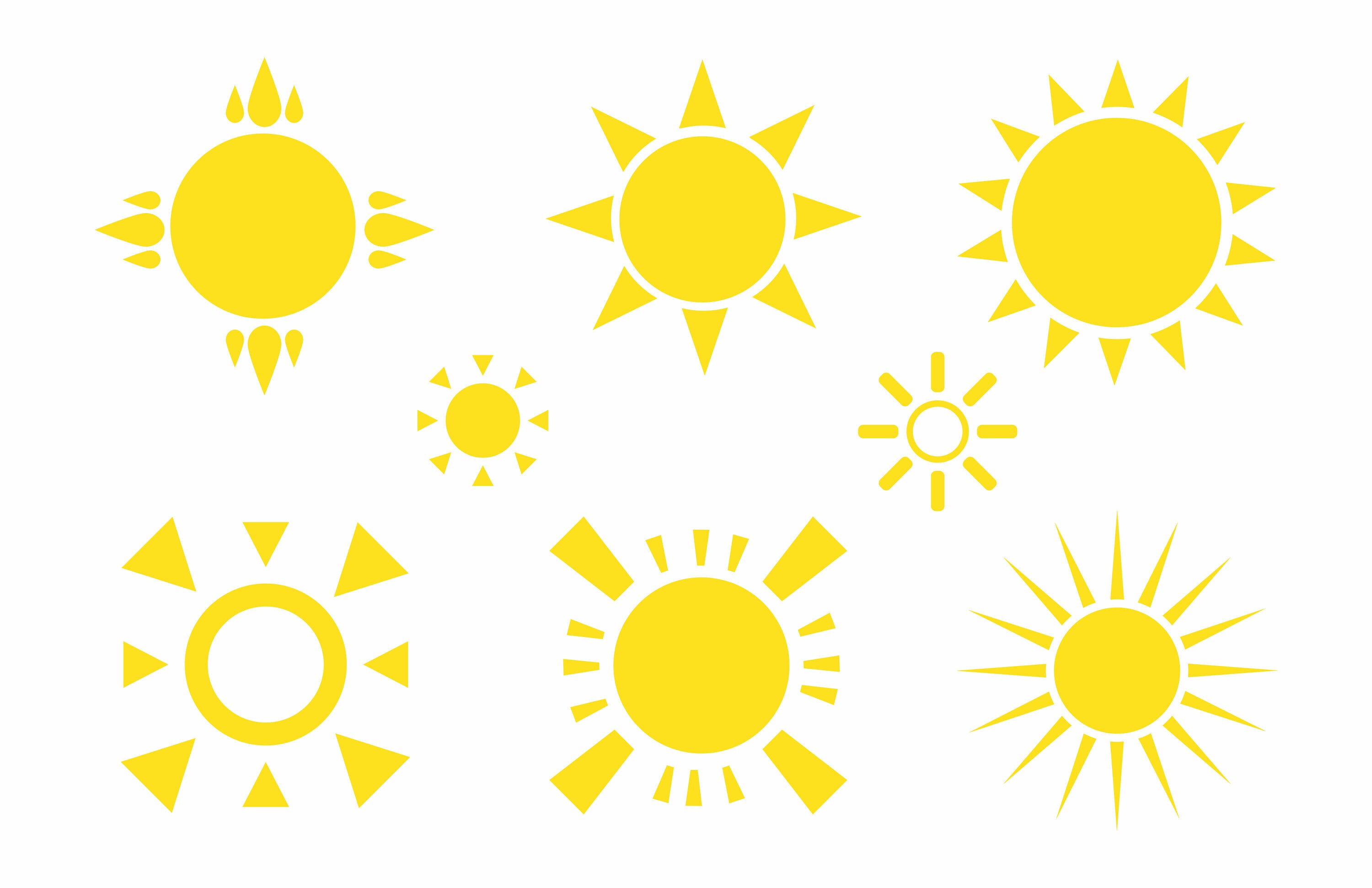 Sunshine SVG, Summer Sun Clipart Cut File for Cricut Silhouette, Sun ...