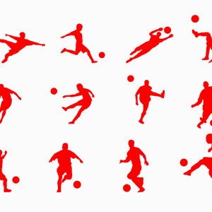 Soccer SVG Bundle, Soccer SVG Cut Files for Cricut Silhouette, Football ...
