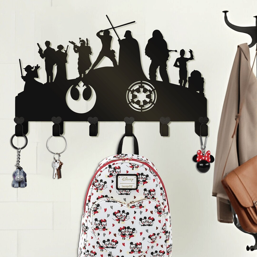 Modern Disney Metal Hanger Star Wars Character Key Hangers Modern Baby ...