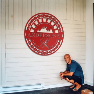 Custom Home Forge Sign - Blacksmith Gift - Hammer Sign - Custom ...