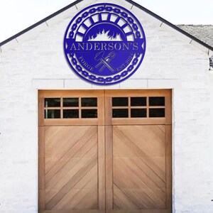 Custom Home Forge Sign - Blacksmith Gift - Hammer Sign - Custom ...