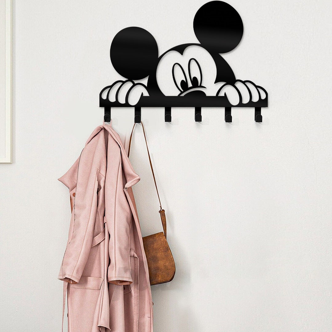 Hiding Mickey Key Holders, Metal Key Racks, Disney Wall Decor, Entrance ...