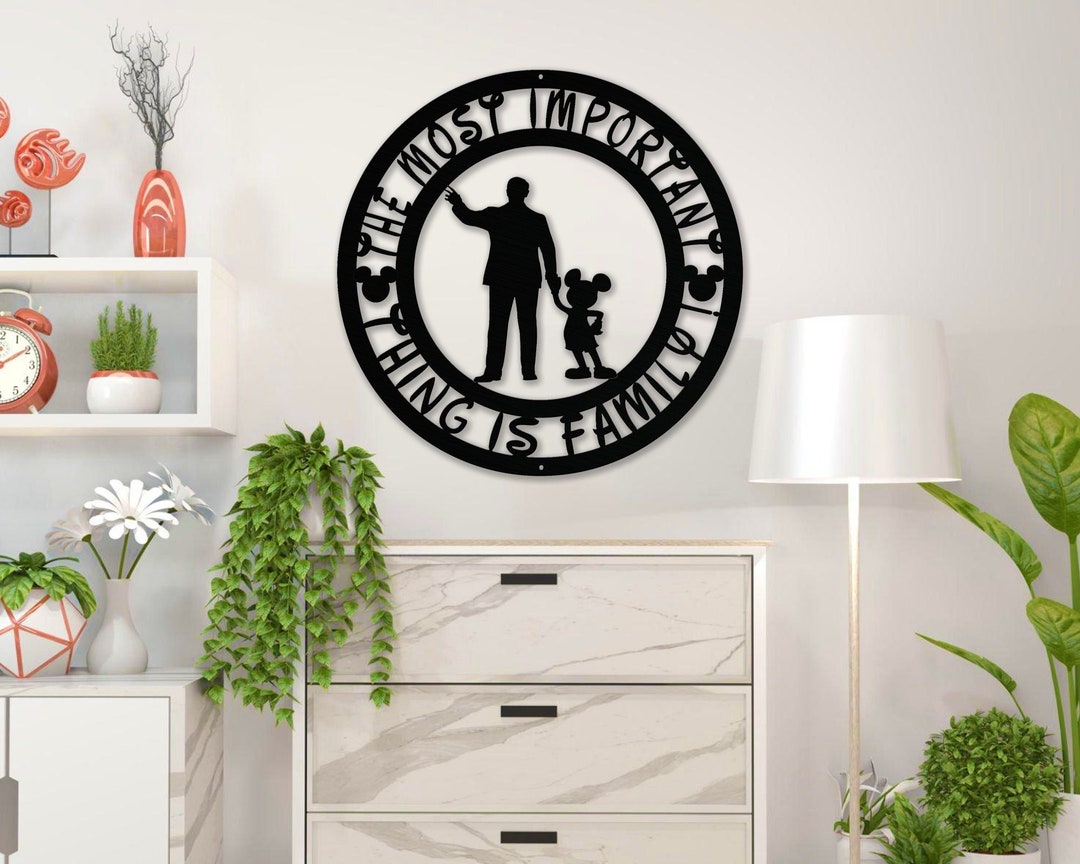 Eywa Walt Disney Metal Sign, Mickey and Walt Sign, Disney Family Gifts ...