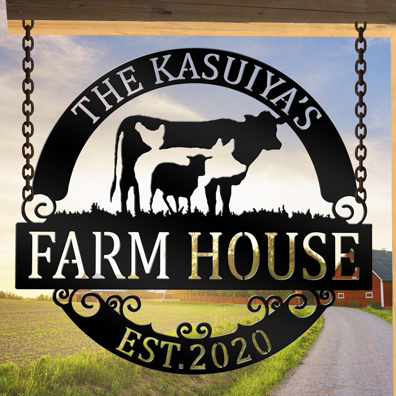 Entrance Farm Sign - Etsy