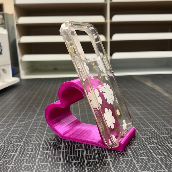Red Phone Stand - Etsy