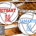 Volleyball PNG SVG 8 Volleyballs Editable Names and Player Numbers ...