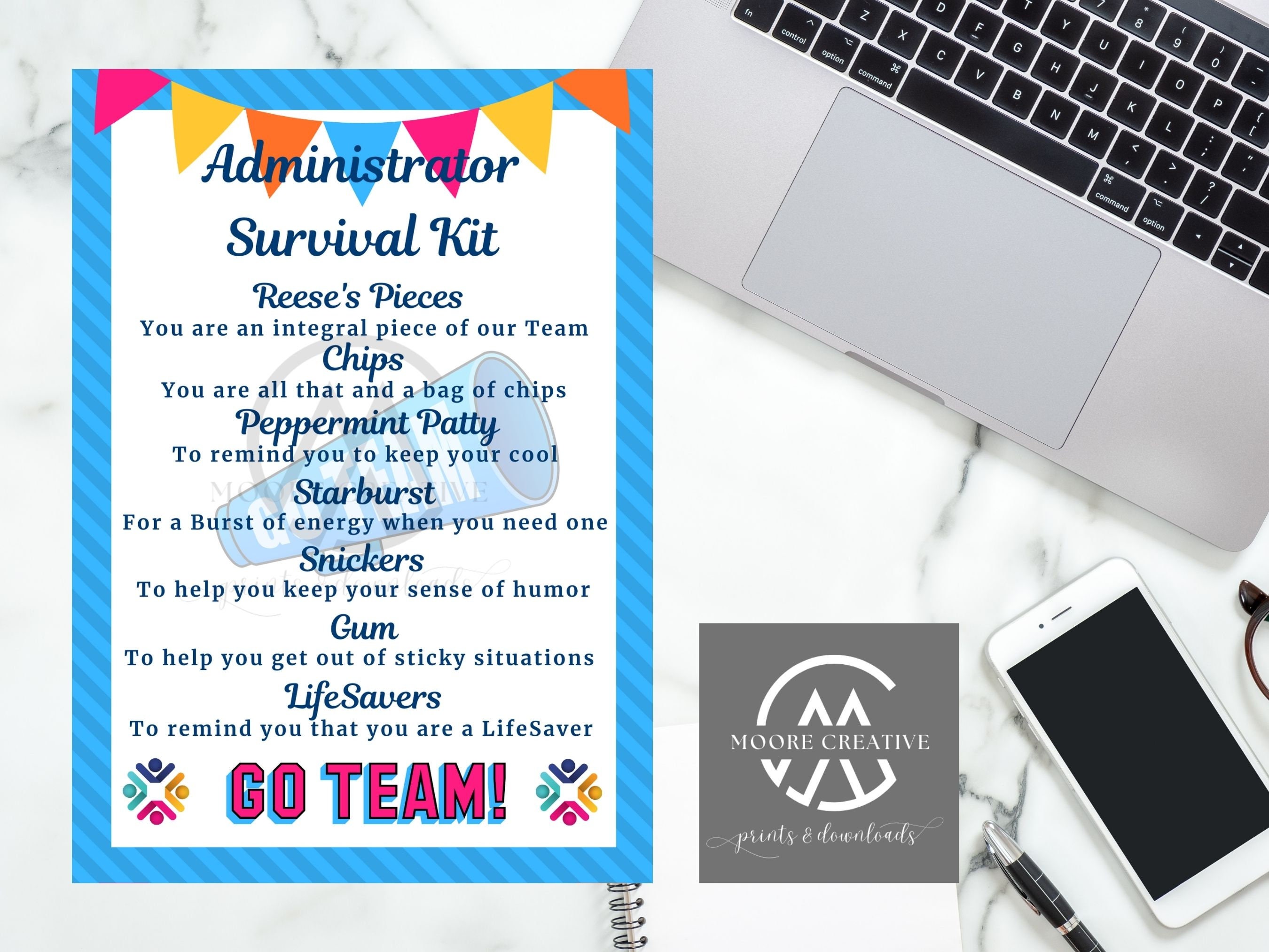 School Administrative Assistant Survival Kit Admin Assistant - Etsy
