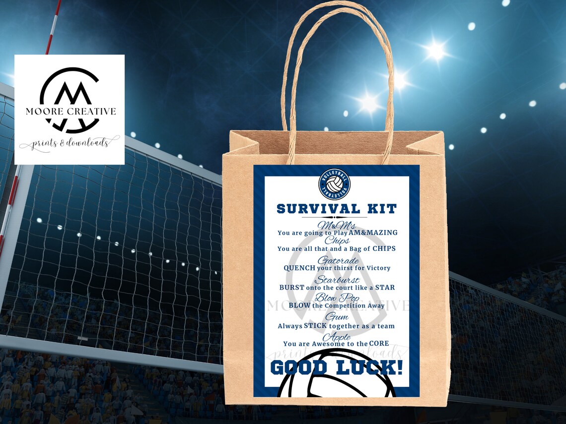 Volleyball Survival Kit, Volleyball Team Gifts, Survival Kits, Team ...