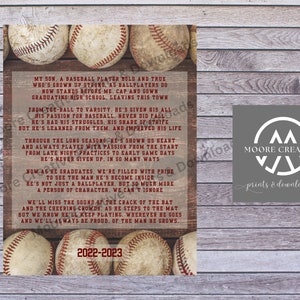 Baseball Team Printable Instant Download B-ball Motivational Memory ...