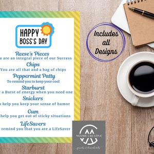 Boss Survival Kit Printable, Boss Gift Tag, Gift for Manager, Bosses ...