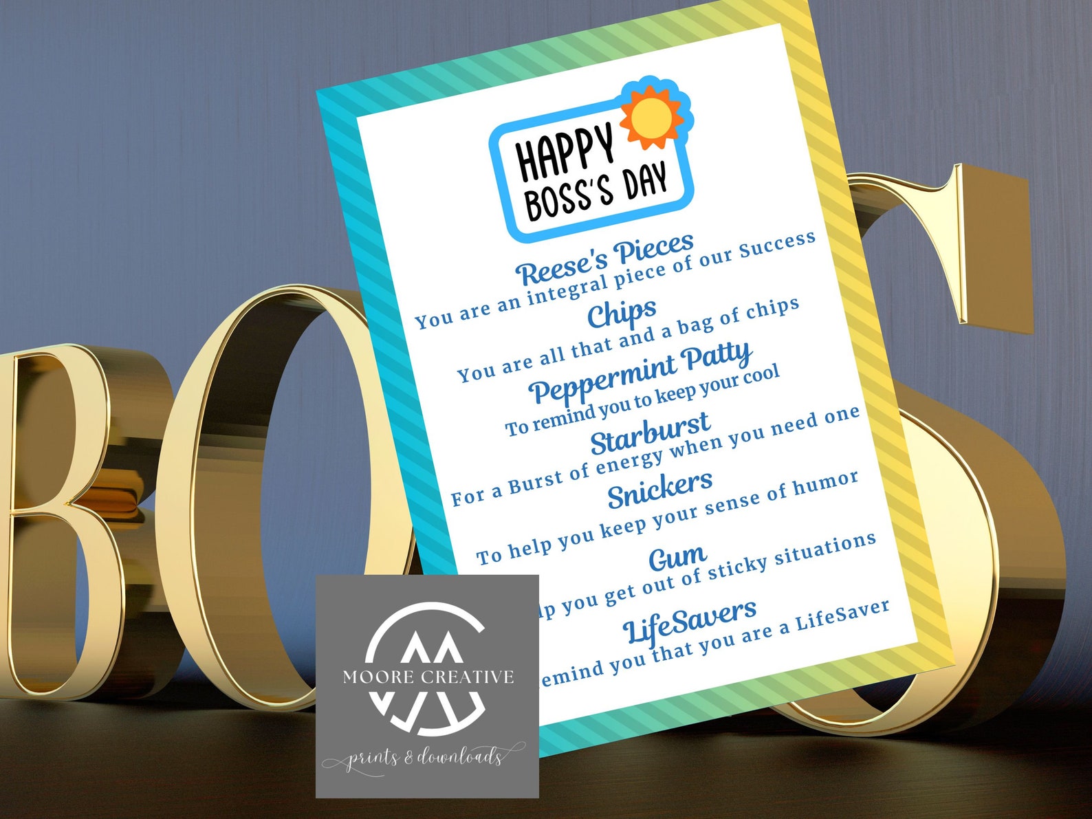 Boss Survival Kit Printable, Boss Gift Tag, Gift for Manager, Bosses ...