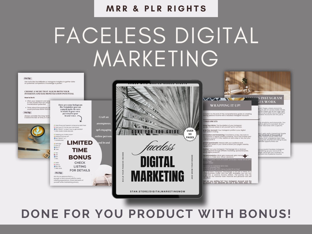 Faceless Digital Marketing Reels: How to Sell Online With a Faceless ...
