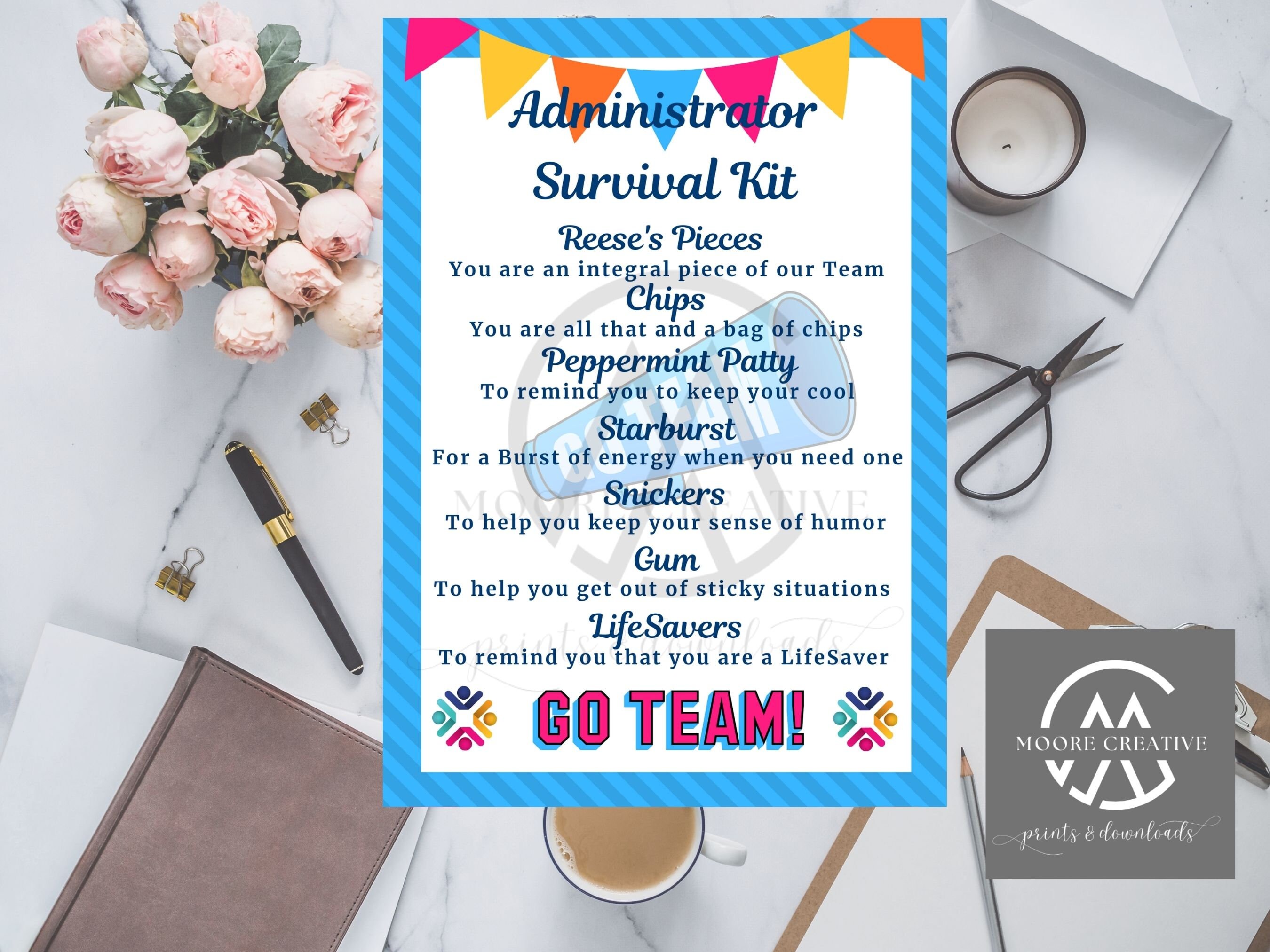 School Administrative Assistant Survival Kit Admin Assistant - Etsy