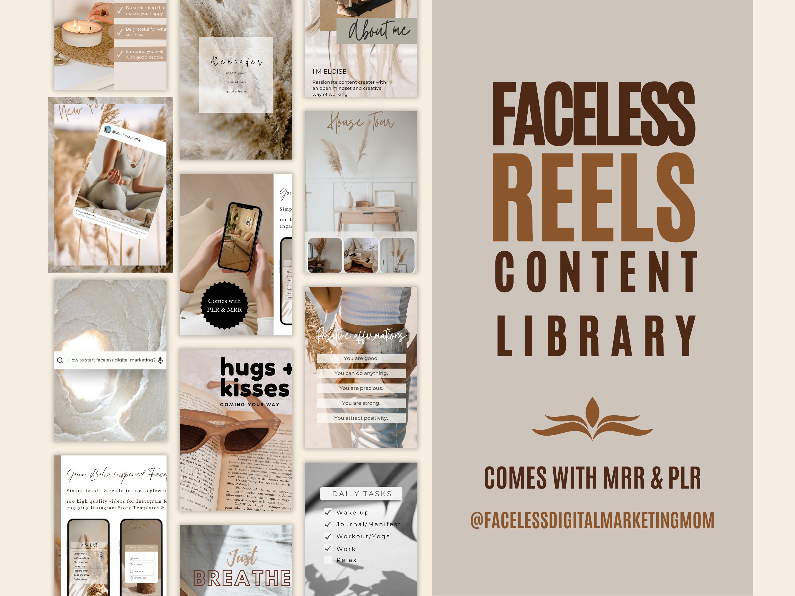 Faceless Digital Marketing Reels Faceless Reels Content Library Master ...