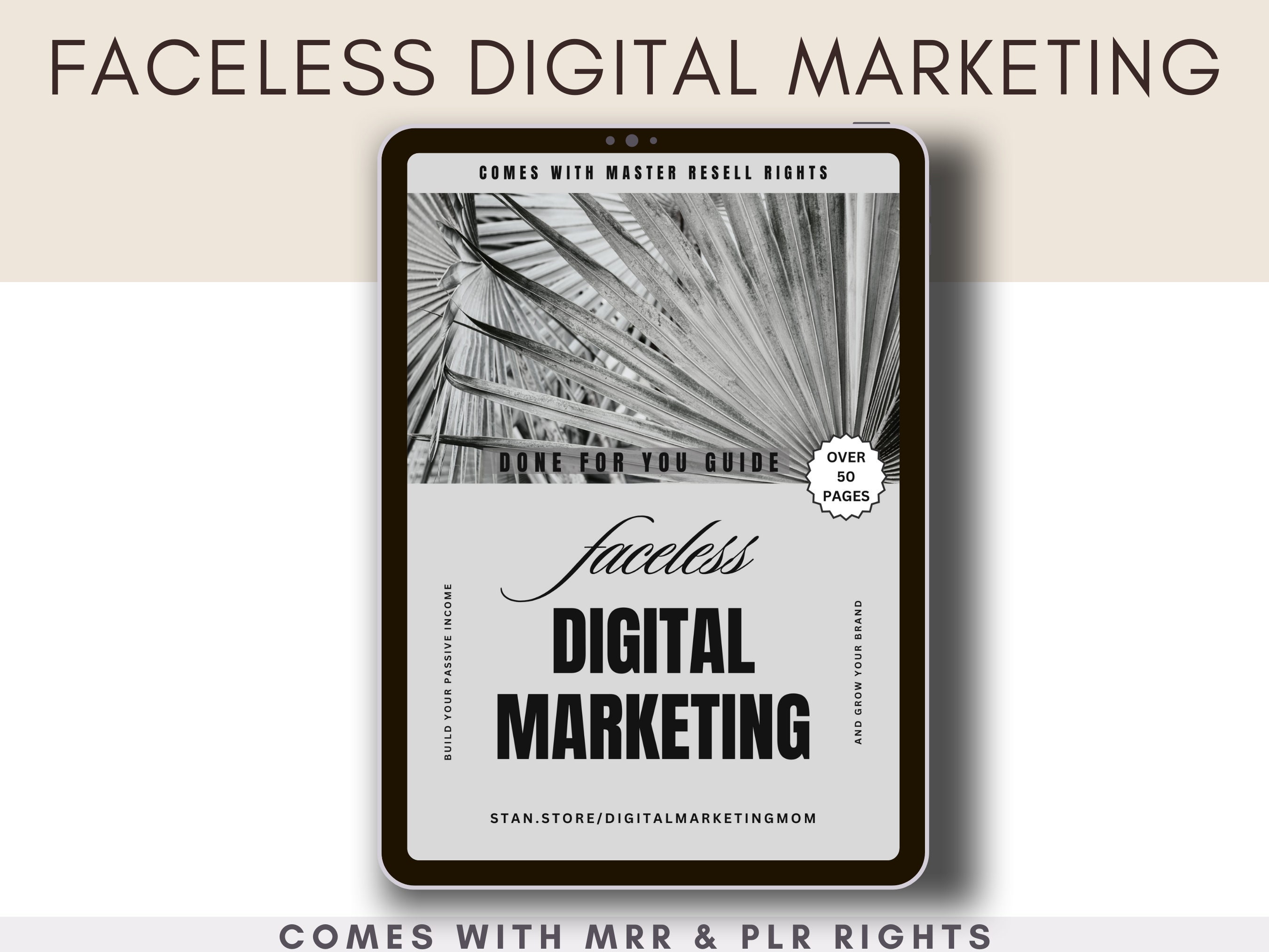 Faceless Marketing Bundle, Done for You, Mrr, Master Resell Rights ...