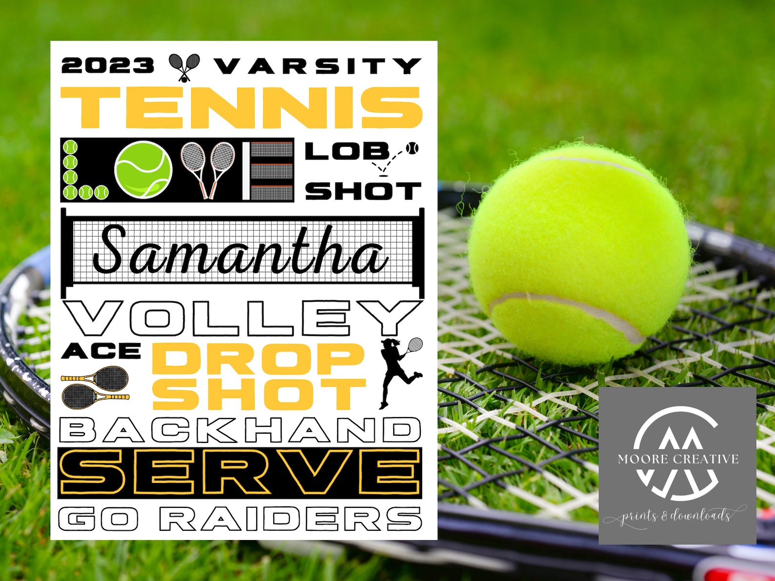 Personalized Tennis Signs for Team Spirit and Tournament Decoration - Etsy