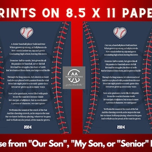 Senior Baseball Team Print Instant Download Baseball Team Instant ...