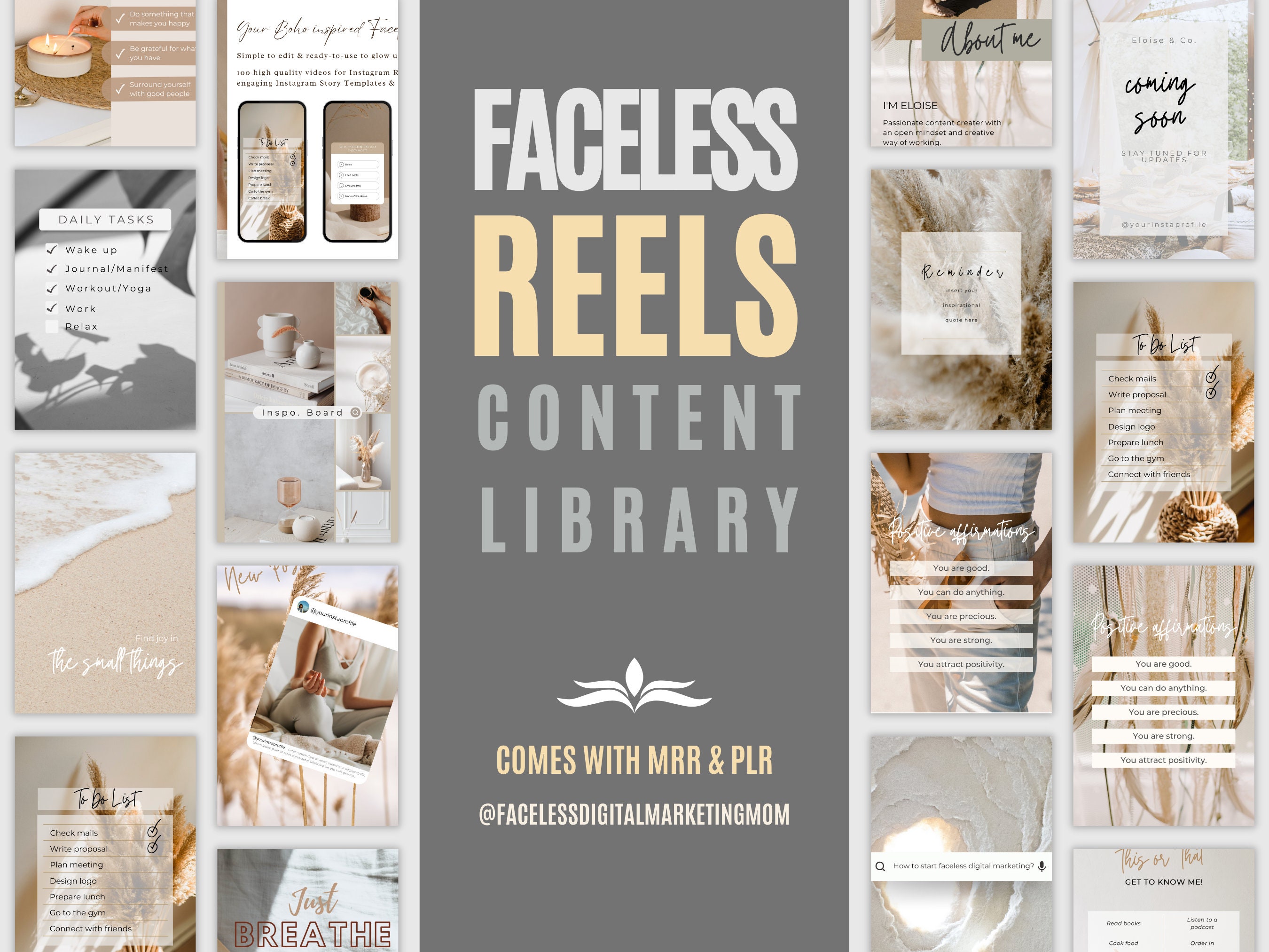 Faceless Digital Marketing Reels Faceless Reels Content Library Master ...