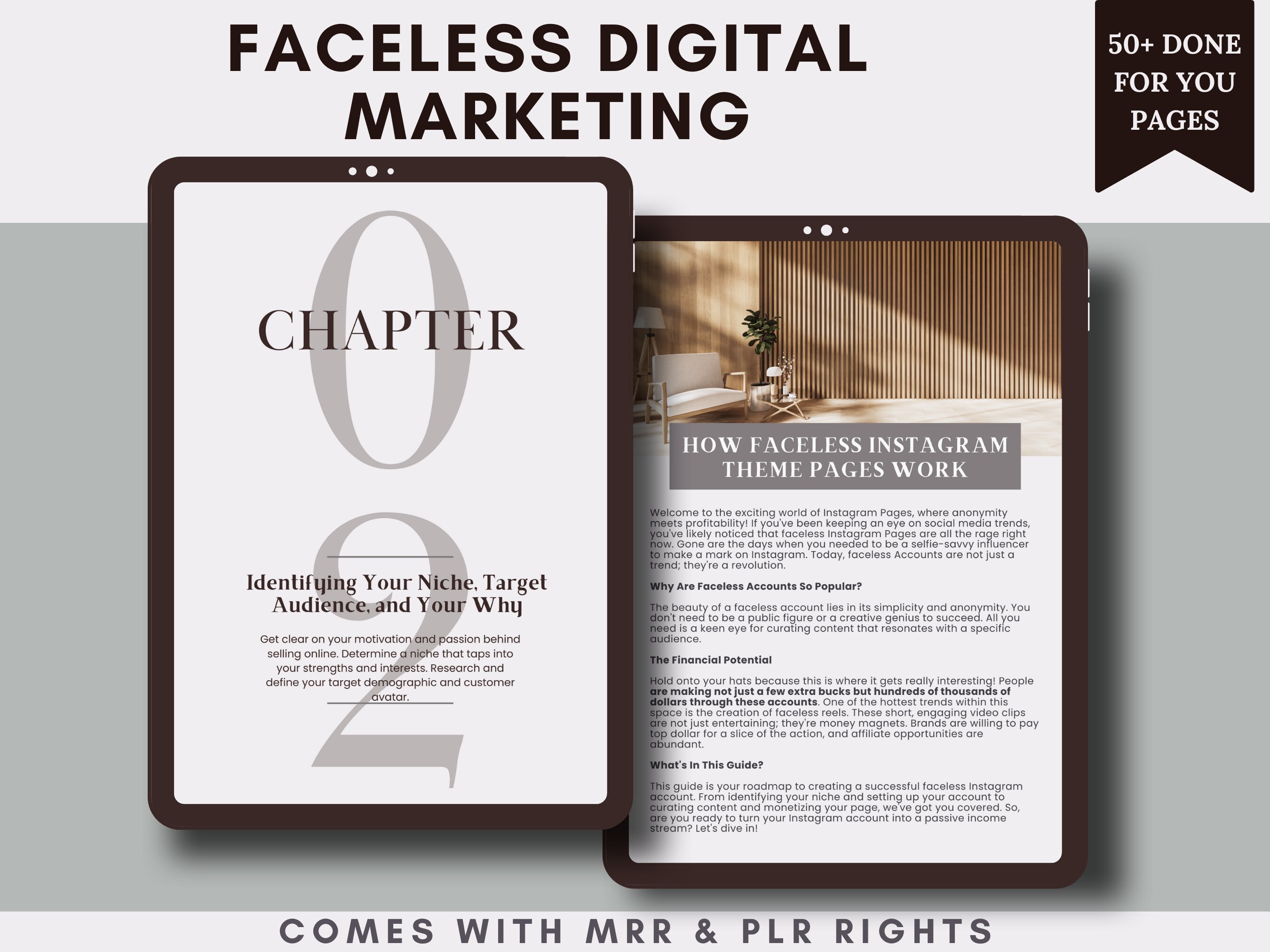 Faceless Marketing Bundle, Done for You, Mrr, Master Resell Rights ...