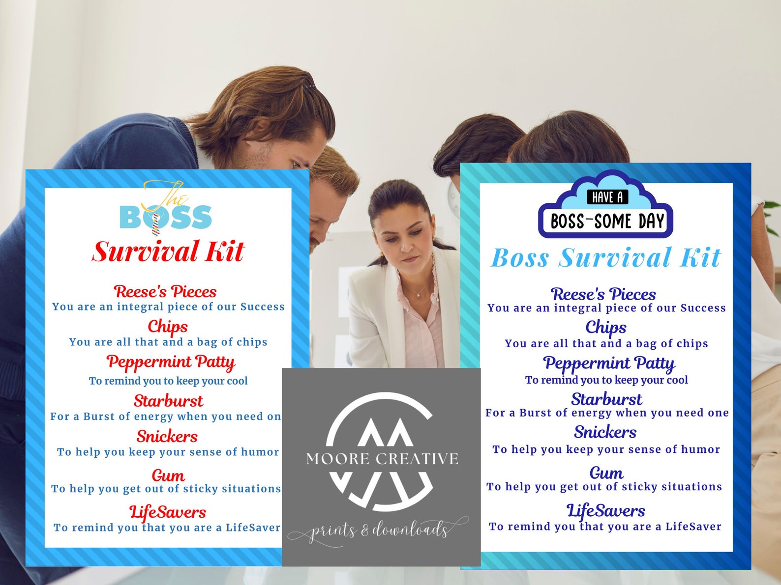 Boss Survival Kit Printable, Boss Gift Tag, Gift for Manager, Bosses ...