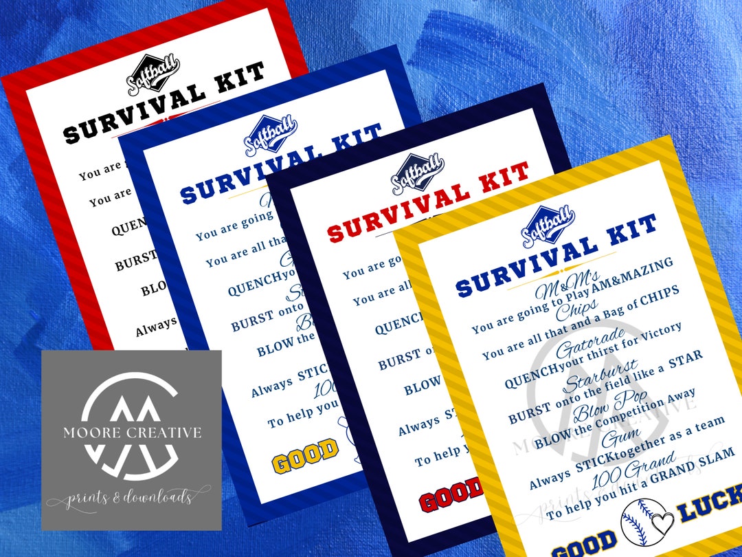 Softball Name Tag SVG, Printable Gift Tags Softball, Good Luck Softball ...